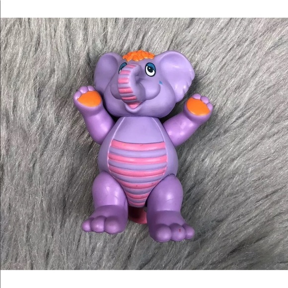 Toys | 1985 Disney Hasbro Wuzzles Eleroo Purple Posable Figurine | Poshmark